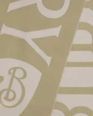 Burberry Logo Wool Scarf