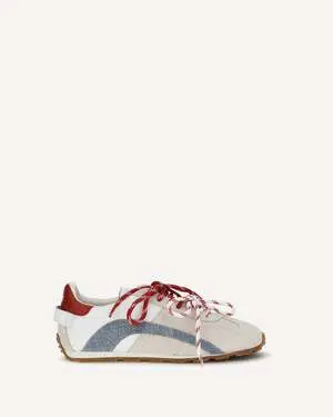 Dsquared2 Leather And Suede Lace-up Sneakers - Multicolour