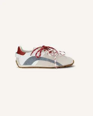 Dsquared2 Leather And Suede Lace-up Sneakers - Multicolour