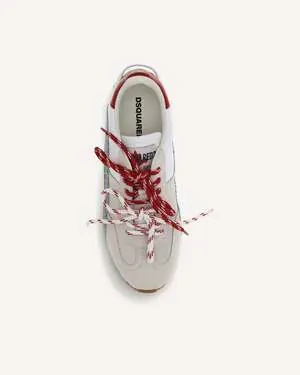 Dsquared2 Leather And Suede Lace-up Sneakers - Multicolour