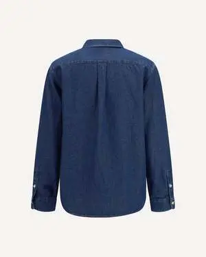 DEPERLU Cotton Shirt - Blue