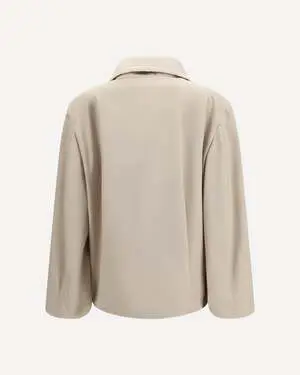 LARDINI High-collar Zip-up Jacket