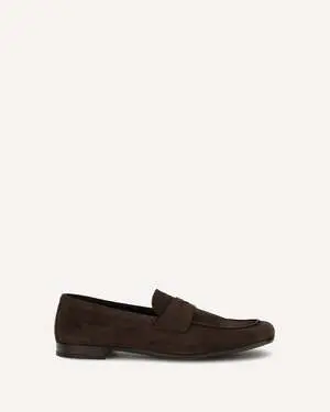 Prada Suede Loafers - Brown