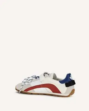 Dsquared2 Dc-642 Suede And Leather Sneakers - Multicolour