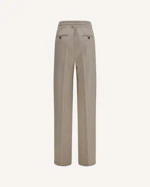 Kiton Cashmere Drawstring Pants - Beige