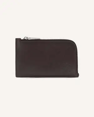 Burberry Check Zipped Card Holder