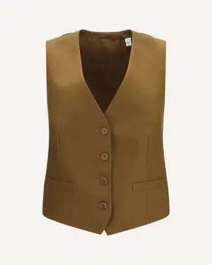 Burberry Textured Wool And Mohair Sleeveless Vest