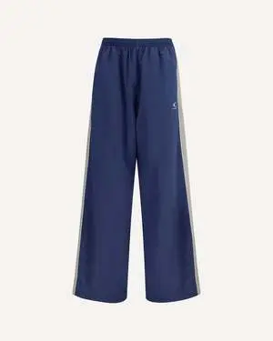 Balenciaga Technical Satin Track Pants Ale - Blue