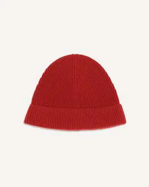 Loro Piana Sloop Beanie Hat - Red
