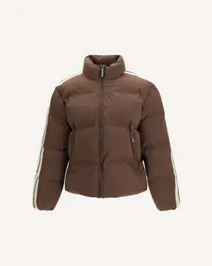 Palm Angels Classic Logo Track Down Jacket - Brown