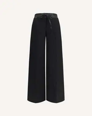 Alaïa Tailored Virgin Wool Wide-leg Pants