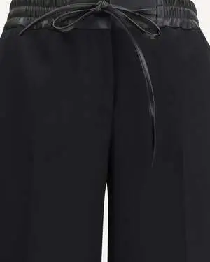 Alaïa Tailored Virgin Wool Wide-leg Pants