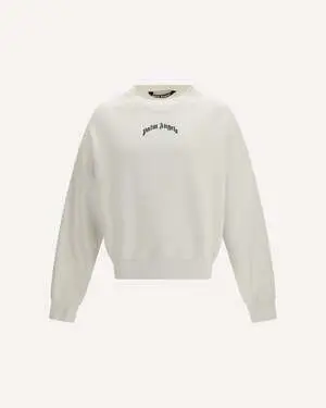 Palm Angels Curved Logo Sweatshirt