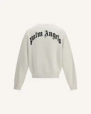 Palm Angels Curved Logo Sweatshirt