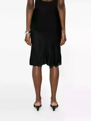 TOTEME Fluted Hem Knitted Midi Skirt