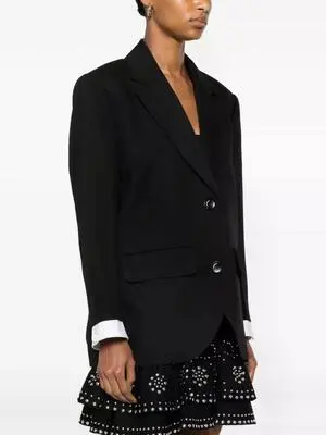 Sandro Satin-back Wool Blazer