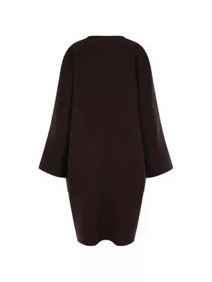THE ROW Collarless Open-front Coat