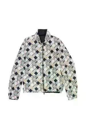Fendi Ff-print Reversible Jacket - Blue
