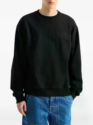 Balmain Embroidered Cotton Sweatshirt