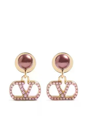 Valentino Garavani Vlogo Signature Earrings - Gold
