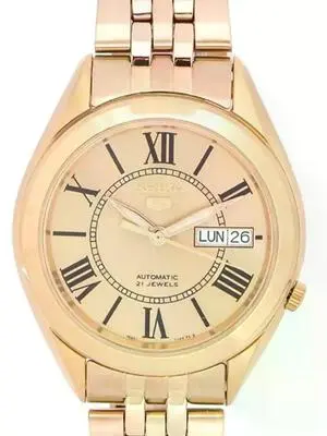 SEIKO 5 38mm Watch With Roman Numeral Dial