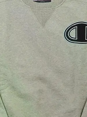 Champion Logo Patch Fleece Sweatshirt
