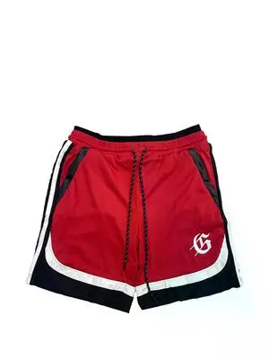 GODSPEED Logo Detail Track Shorts - Red