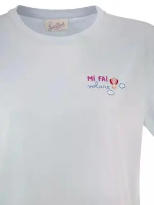 MC2 SAINT BARTH Embroidered Cotton T-shirt