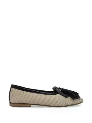 HENDERSON BARACCO Beige Woven Loafers - Neutrals