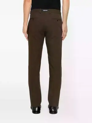 Karl Lagerfeld Khaki Logo Patch Trousers