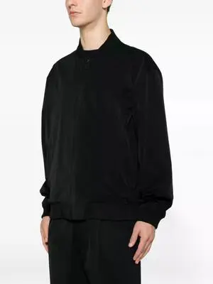 Karl Lagerfeld Ribbed-trim Zip-up Jacket