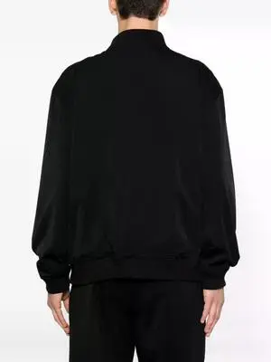 Karl Lagerfeld Ribbed-trim Zip-up Jacket