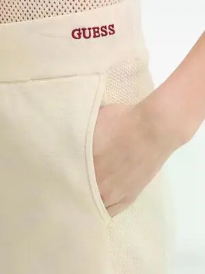 Guess Drawstring Logo-embroidered Shorts
