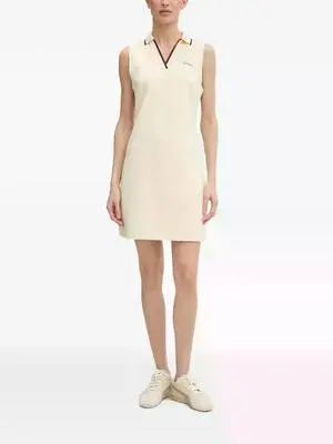 Guess Contrast-trim Sleeveless Mini Dress - Neutrals