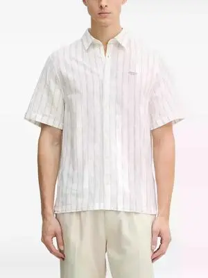 Guess Striped Short-sleeve Shirt - White