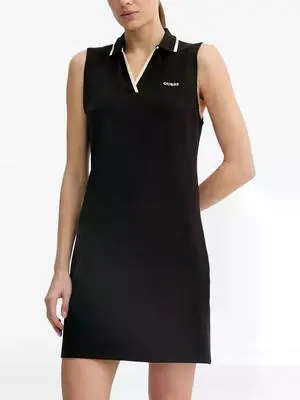 Guess Logo Plaque Sleeveless Mini Dress