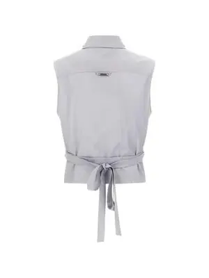 Iceberg Stud-embellished Sleeveless Shirt
