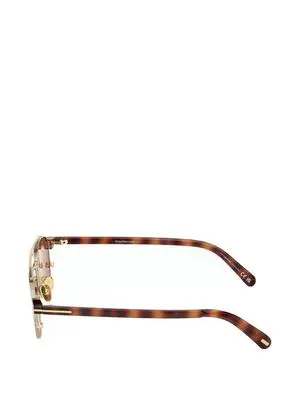 TOM FORD Double-bridge Pilot Sunglasses