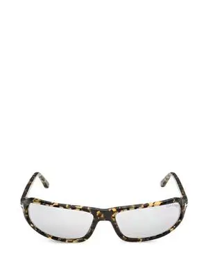 TOM FORD Tortoiseshell Rectangle-frame Sunglasses - Brown