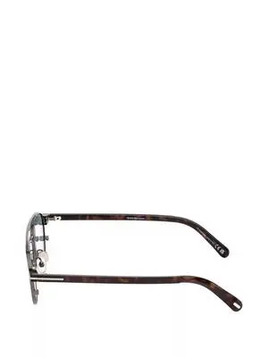 TOM FORD Double-bridge Pilot Frame Sunglasses