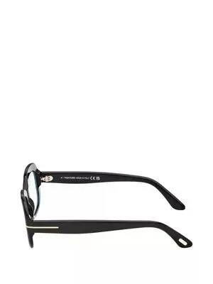 TOM FORD T-logo Rectangle-frame Glasses
