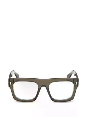TOM FORD Square-frame Glasses - Brown