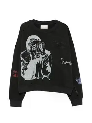 SONG FOR THE MUTE Graphic Print Sweatshirt
