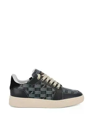 GIUSEPPE ZANOTTI Moreau Paris Monogram Sneakers - Black