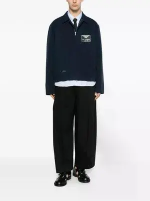 SONG FOR THE MUTE Logo Patch Zip-up Jacket