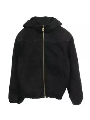 LOUIS VUITTON Monogram Embossed Denim Jacket - Black