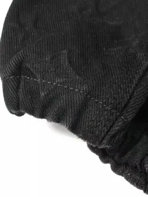 LOUIS VUITTON Monogram Embossed Denim Jacket