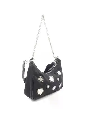 Prada Re-edition 2005 Chain Shoulder Bag - Black