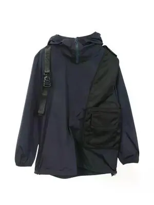 LOUIS VUITTON Hooded Windbreaker Jacket - Blue