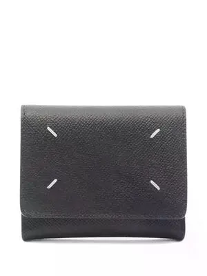 MAISON MARGIELA Four Stitches Trifold Wallet - Black